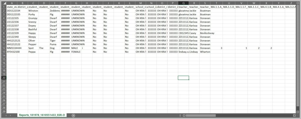 Accessing the KRA Scale Score Report – Ohio K12 Help